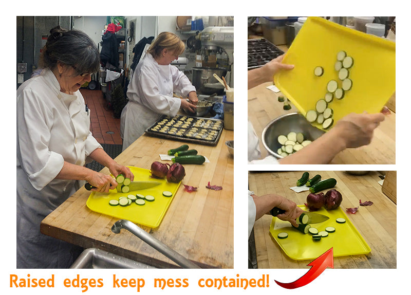 Chop Keeper® Chopping Tray with Raised Sides 3-Pack – Argee® Corporation