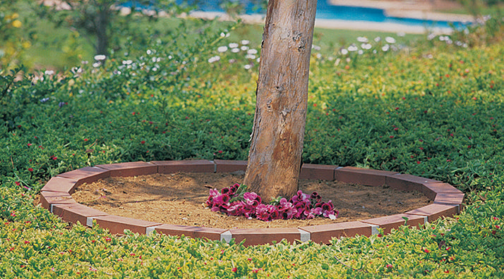 Let’s Edge It!® Plastic Brick Edging with Optional Built-In Solar Ligh ...
